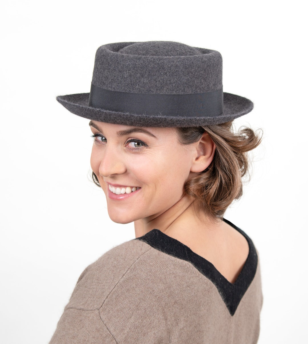 Handmade Hat Made of Strong yet Light Fur Felt in the Classic "pork Pie ...