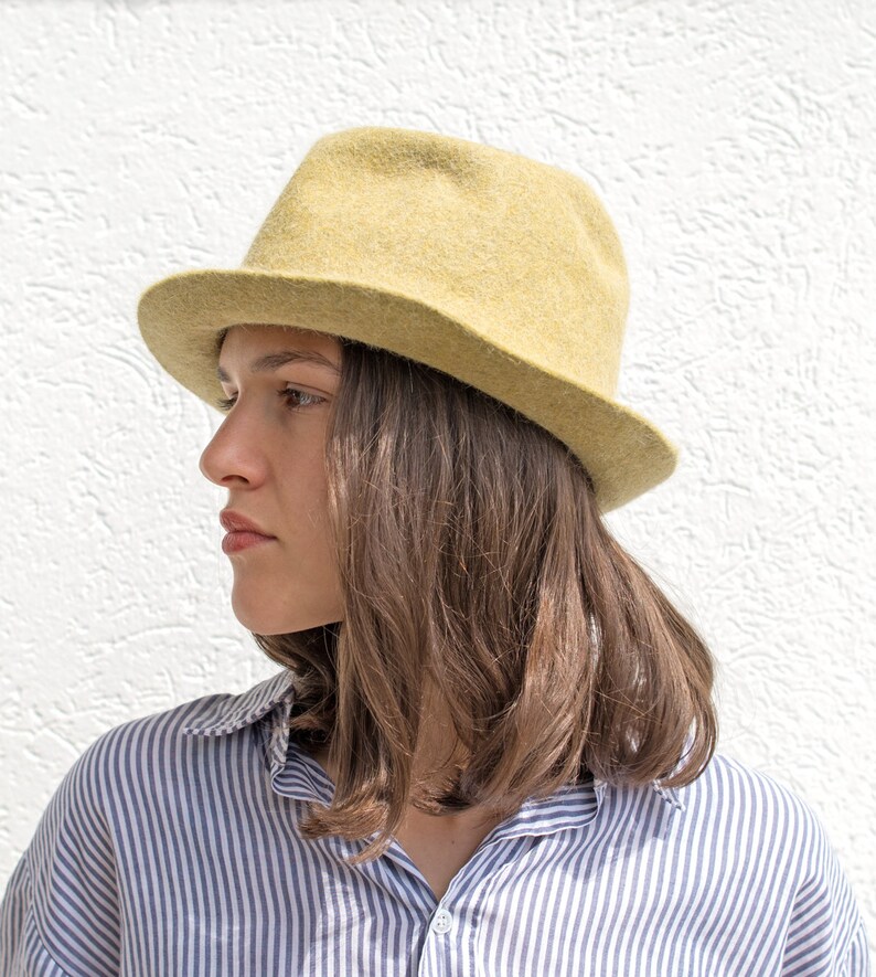 Light Crumple Hat Made of Fine Graver Hair in a Rustic Look, Puristic ...