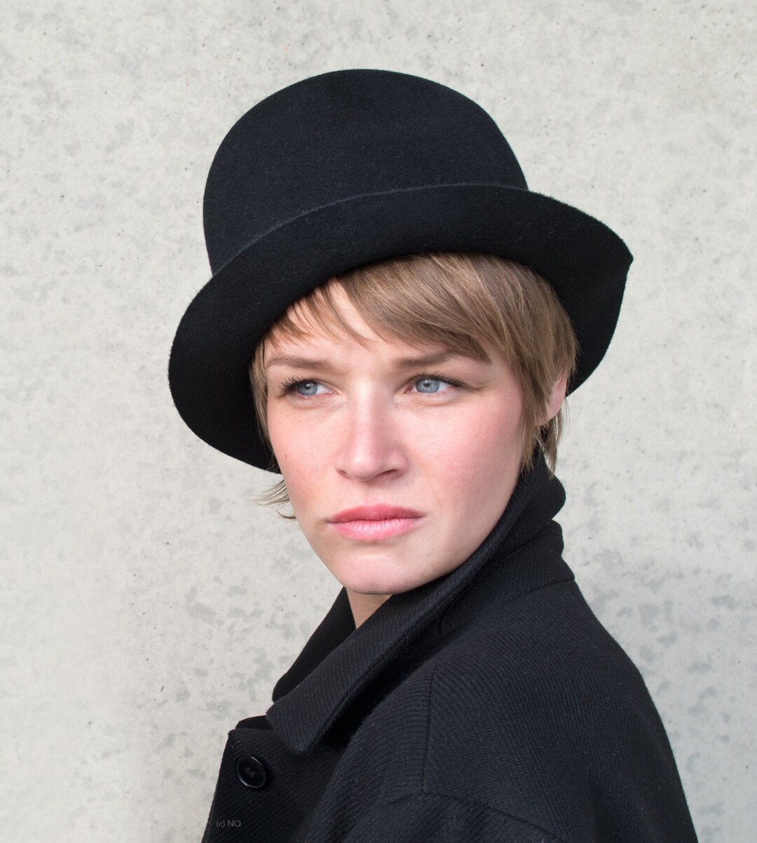 Super Light Hat With Narrow Brim of Fine Smooth Felt for a Changeable ...
