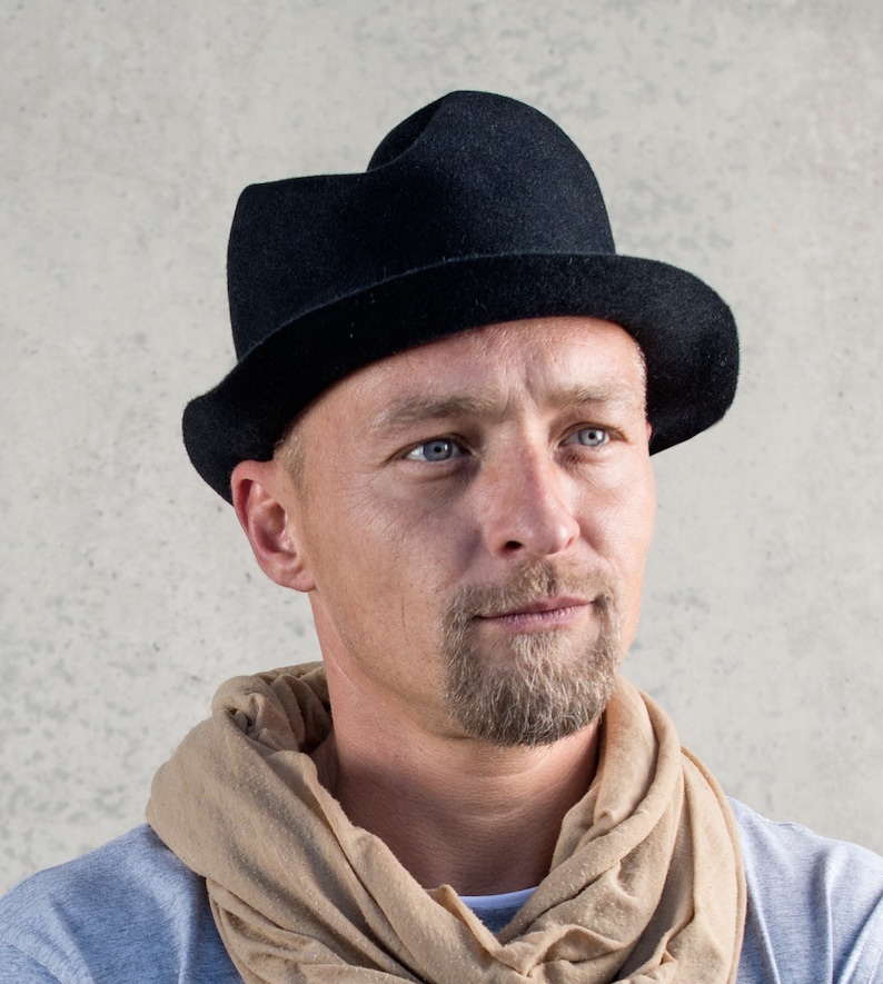 Super Light Hat With Narrow Brim of Fine Smooth Felt for a Changeable ...