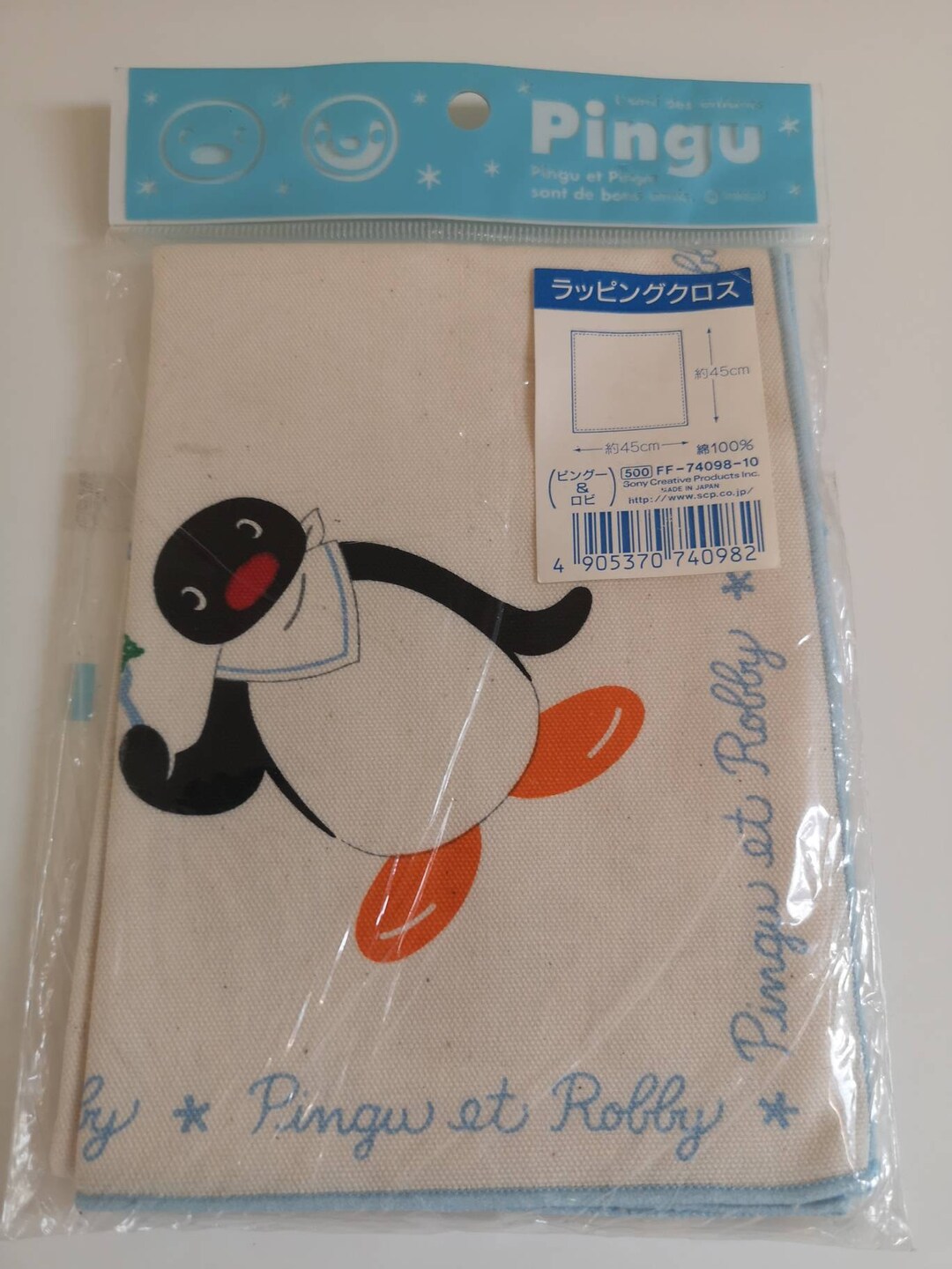 Rare Pingu Handkerchief / Tea Towel Made in Japan - Etsy UK