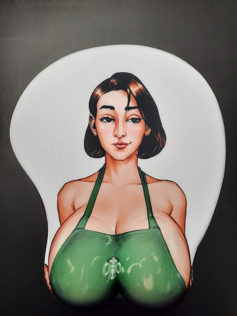 Abigail Shapiro Barista Titty / Boob Mousepad - Etsy Australia