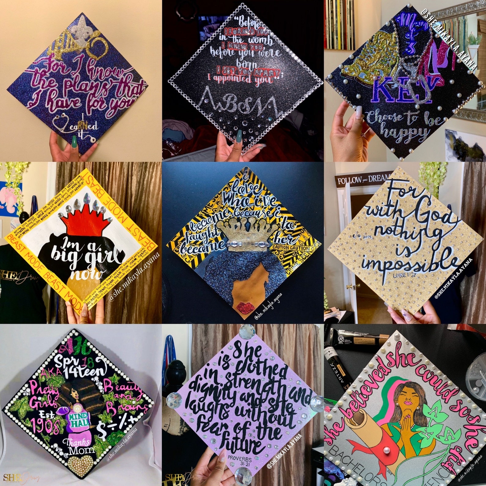 Personalized Graduation Caps - Etsy