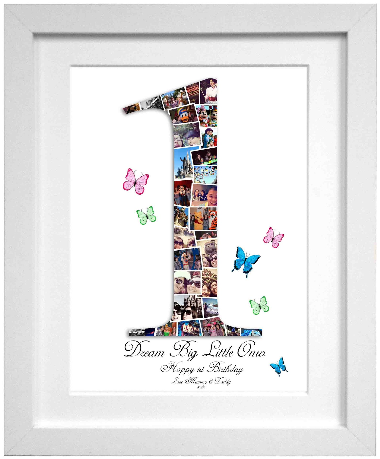 Eighteen 18 Number Photo Collage, 18th Birthday Collage, Special Date ...