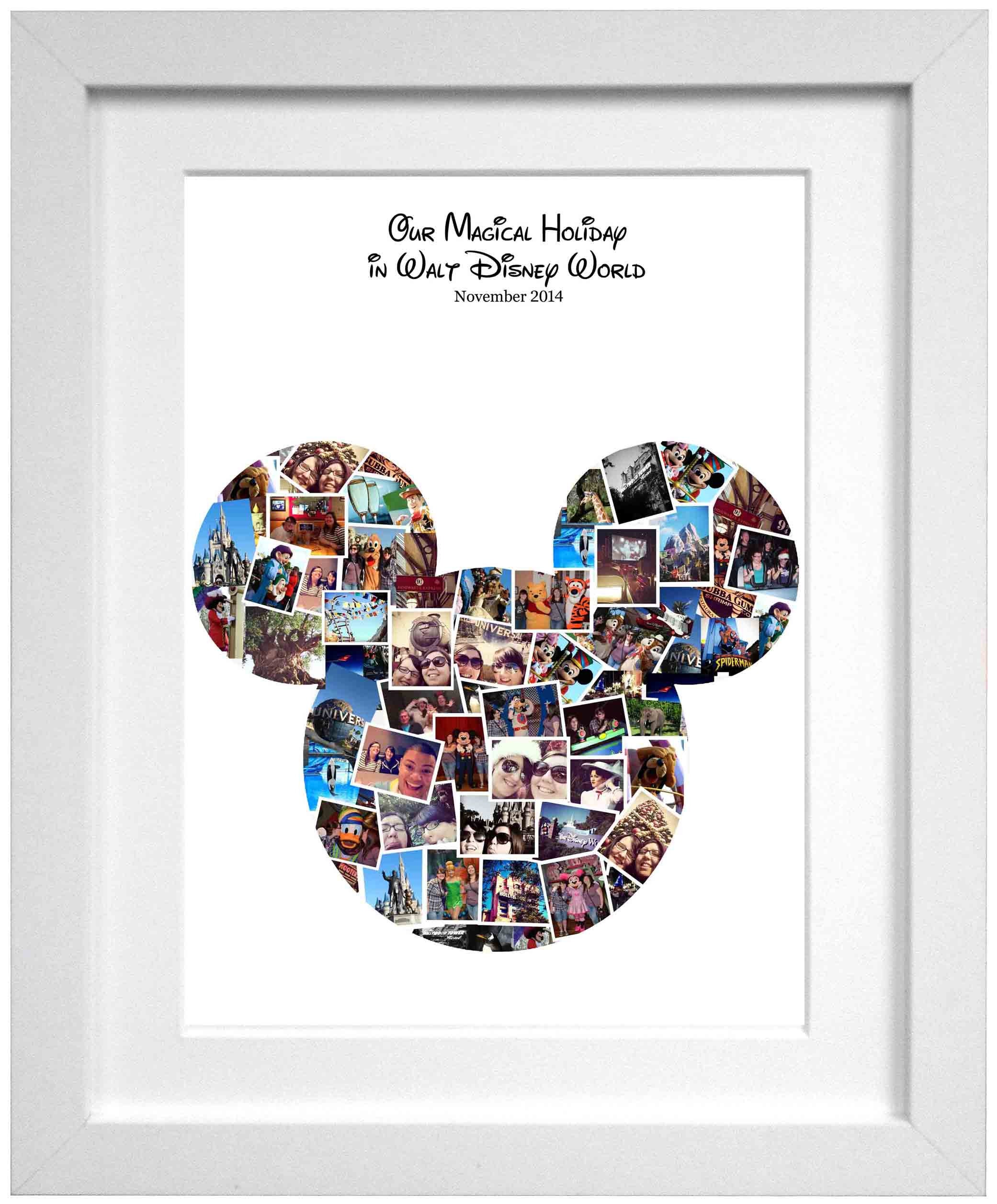 Enchanted Mickey Photo Collage/canvas/disney World Photos/disney ...