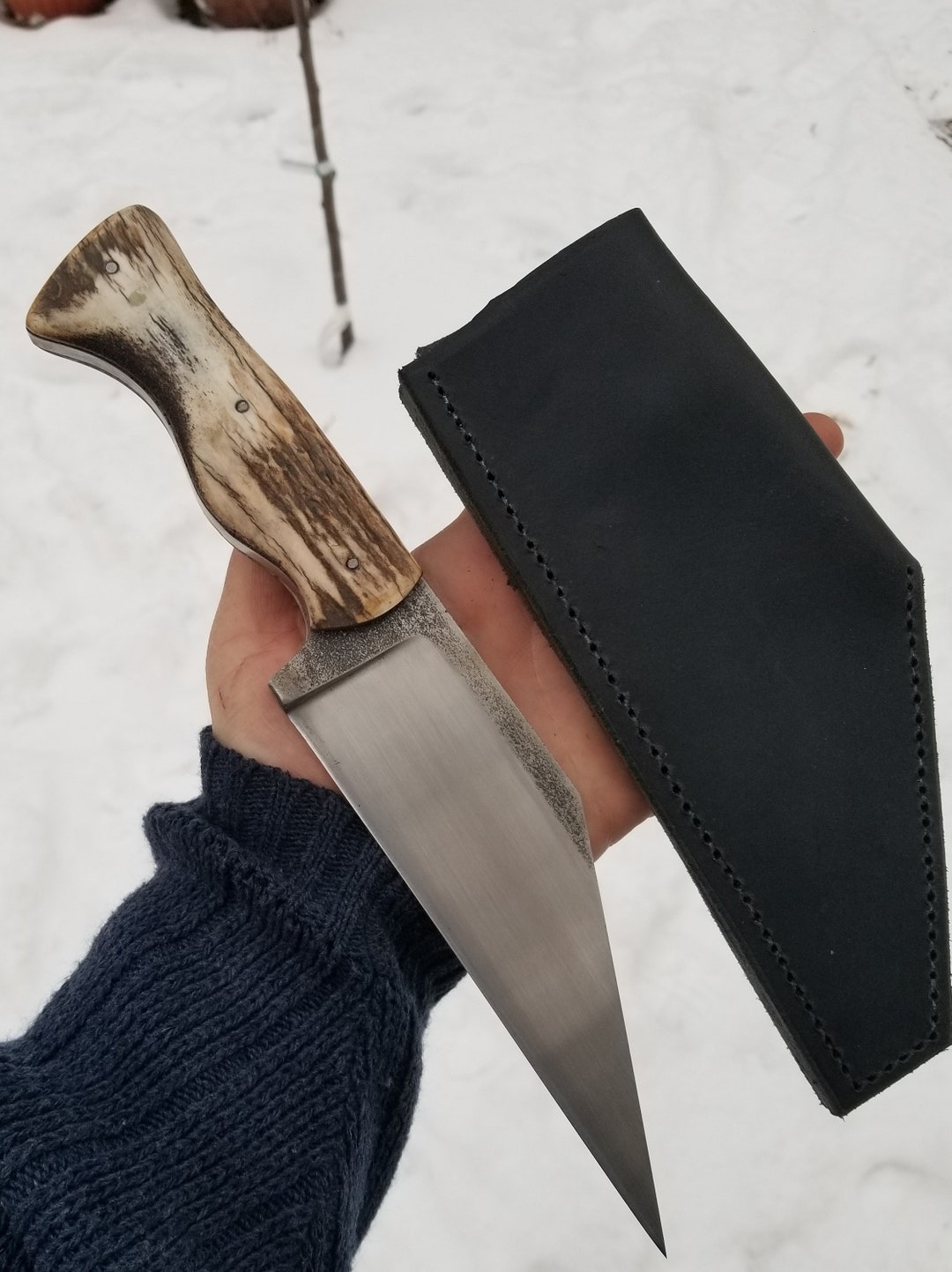 Handmade Custom Seax Knife - "einar" in 5160. - 8 to 10 Week Lead Time ...