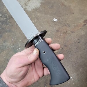 Tactical Bowie Knife - Handmade in CPM S35VN With G10 Handle and Mild ...