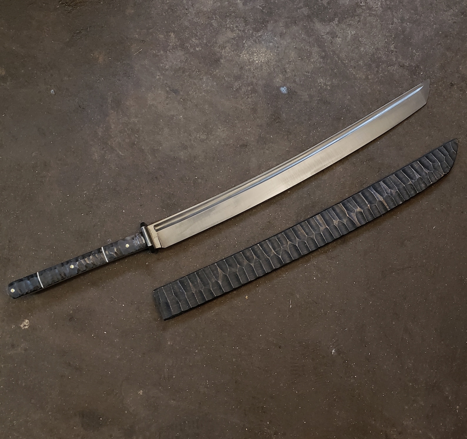 Handmade Custom Full Tang CPM3V Wakizashi Chopper - 8 to 10 Week Lead ...