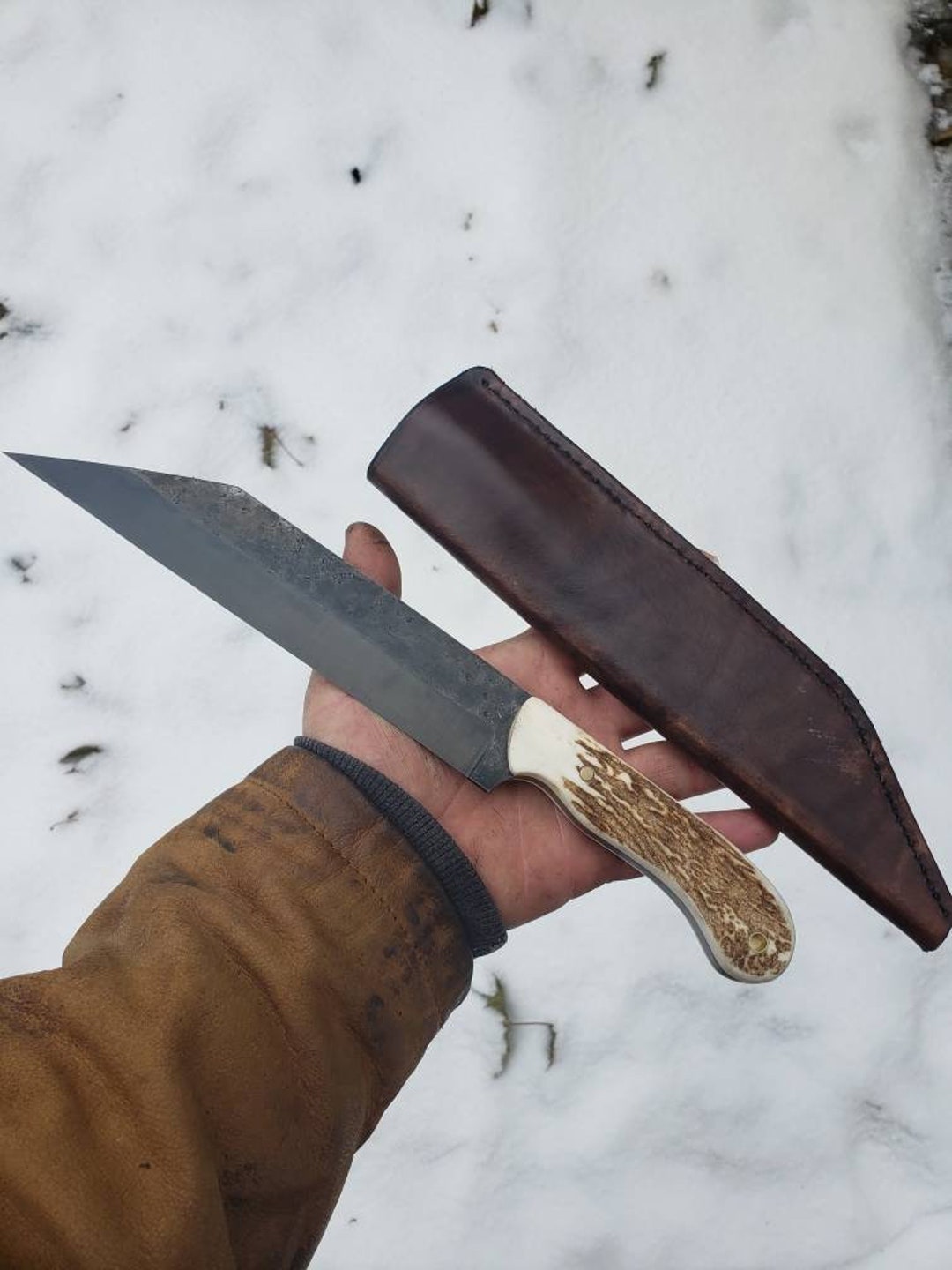 Handmade Viking Seax Knife in 1095 APRIL 2024 Delivery - Etsy