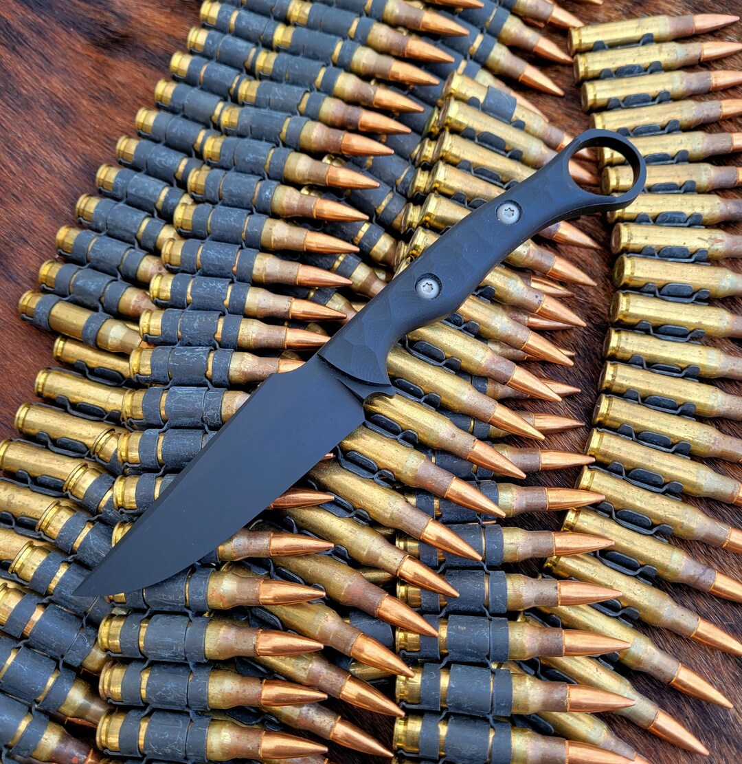 Handmade Drop Point Tactical Knife in CPM Magnacut With G10 Scales - No ...