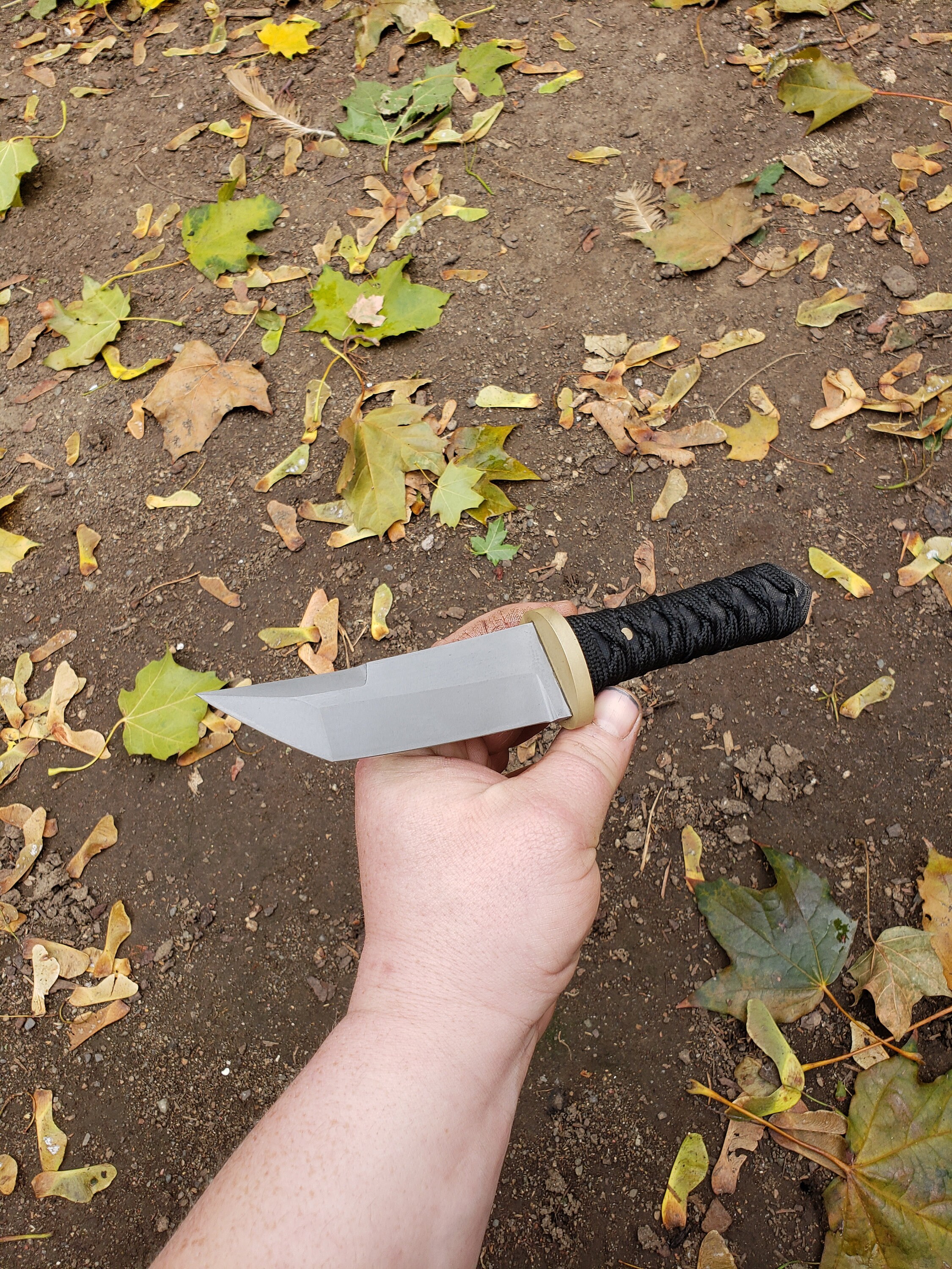 Handmade Full Tang EDC Tanto in CPM3V With Wrapped Handle - Etsy