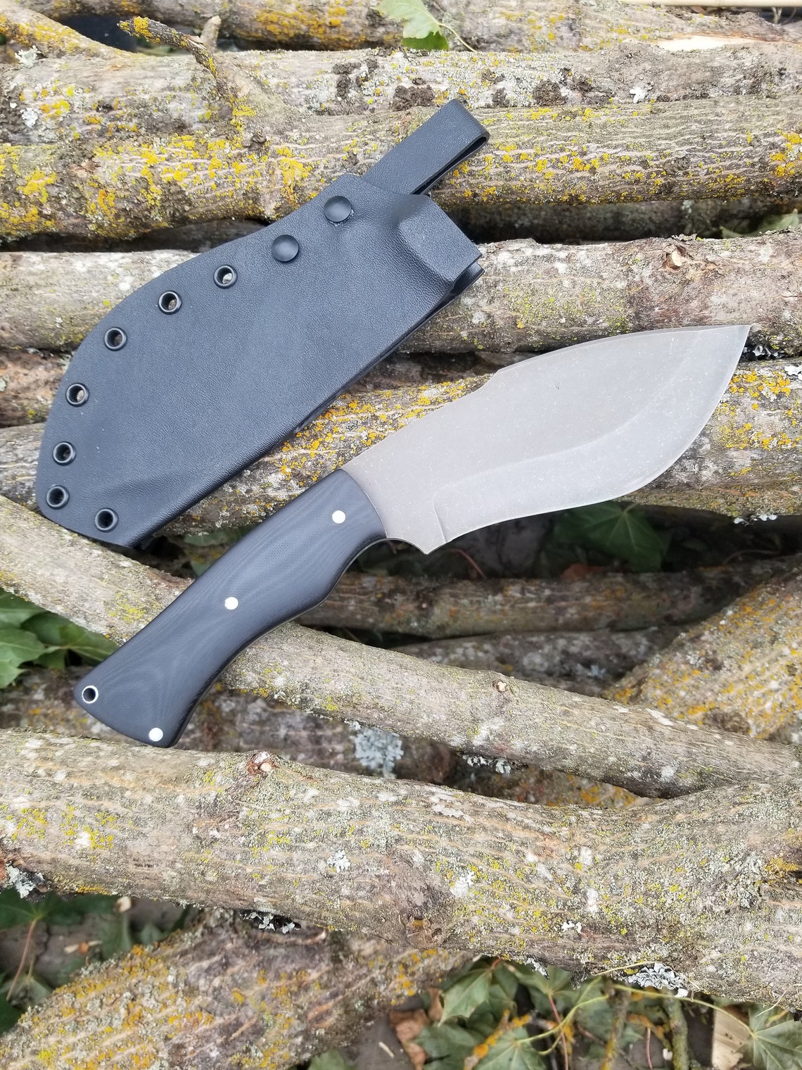 Handmade Knife Mini Kukri in CPM 3V Bushcraft Chopper - Etsy