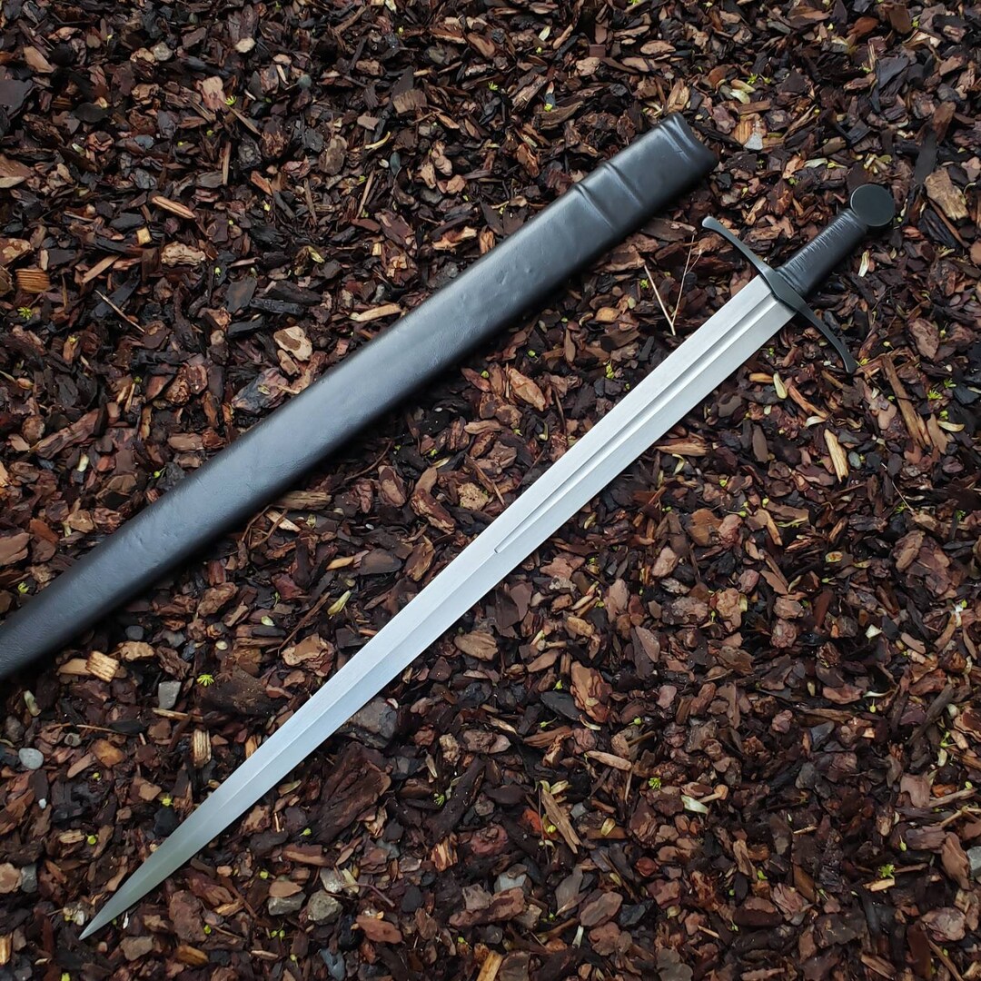 Custom Handforged Type XIV Arming Sword in 5160 - Short Sword - 8 to 10 ...