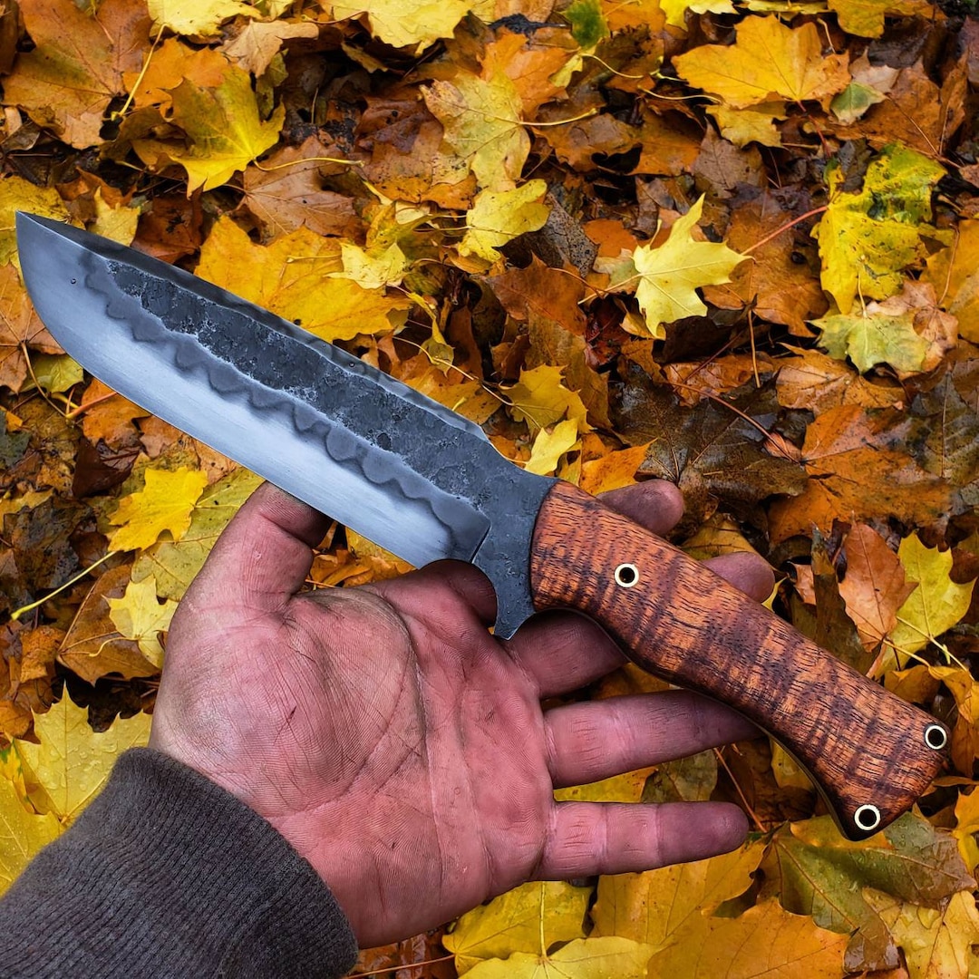 Handmade Survival Knife - "sole Survivor" in W2 Tool Steel - 8 to 10 ...