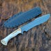 Handmade Kukri Inspired Chopper Knife in CPM3V With Elk Antler Handle ...
