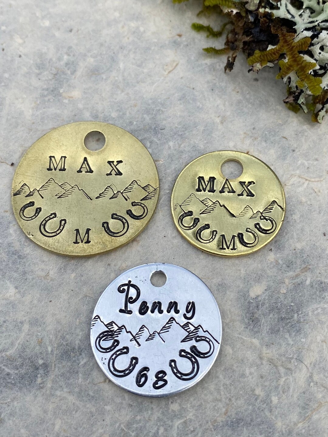 Custom Horse Name Tag for Tack & Gear | Personalized Aluminum or Brass ...