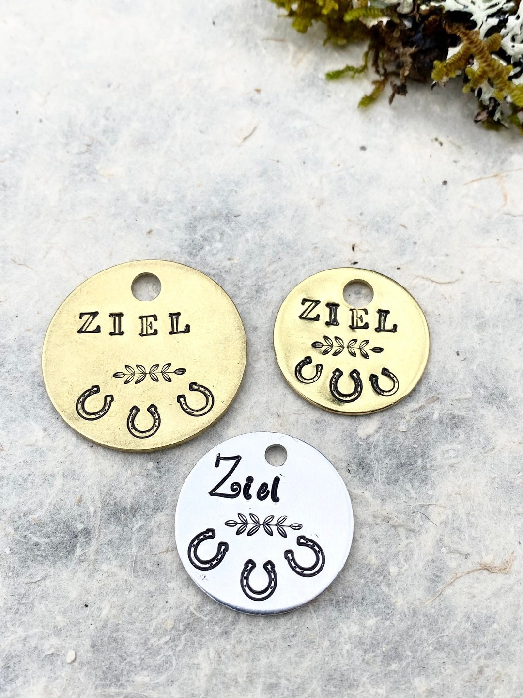 Custom Horse Name Tag for Tack & Gear | Personalized Aluminum or Brass ...
