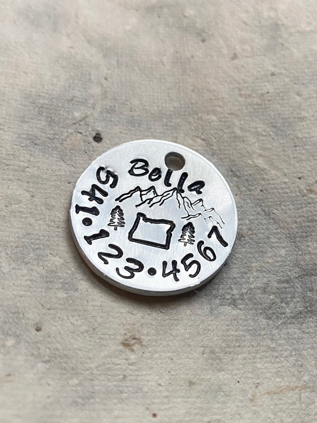 State Dog Tag / 1CSC / Choose Your State, Personalized Dog Tag, Puppy ...