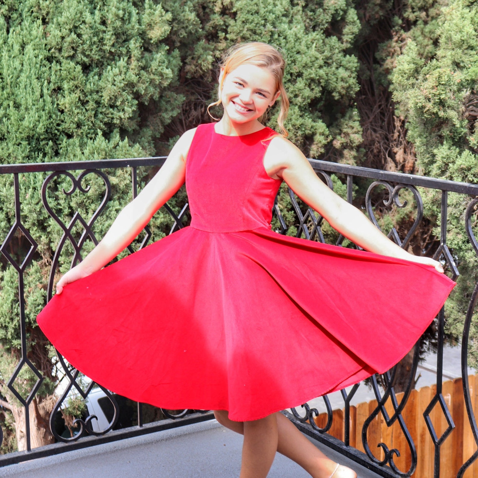 Girl Red Velvet Dress - Etsy
