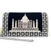 Taj Mahal Evening Clutch: Black Velvet Embroidered Indian Handbag - Etsy