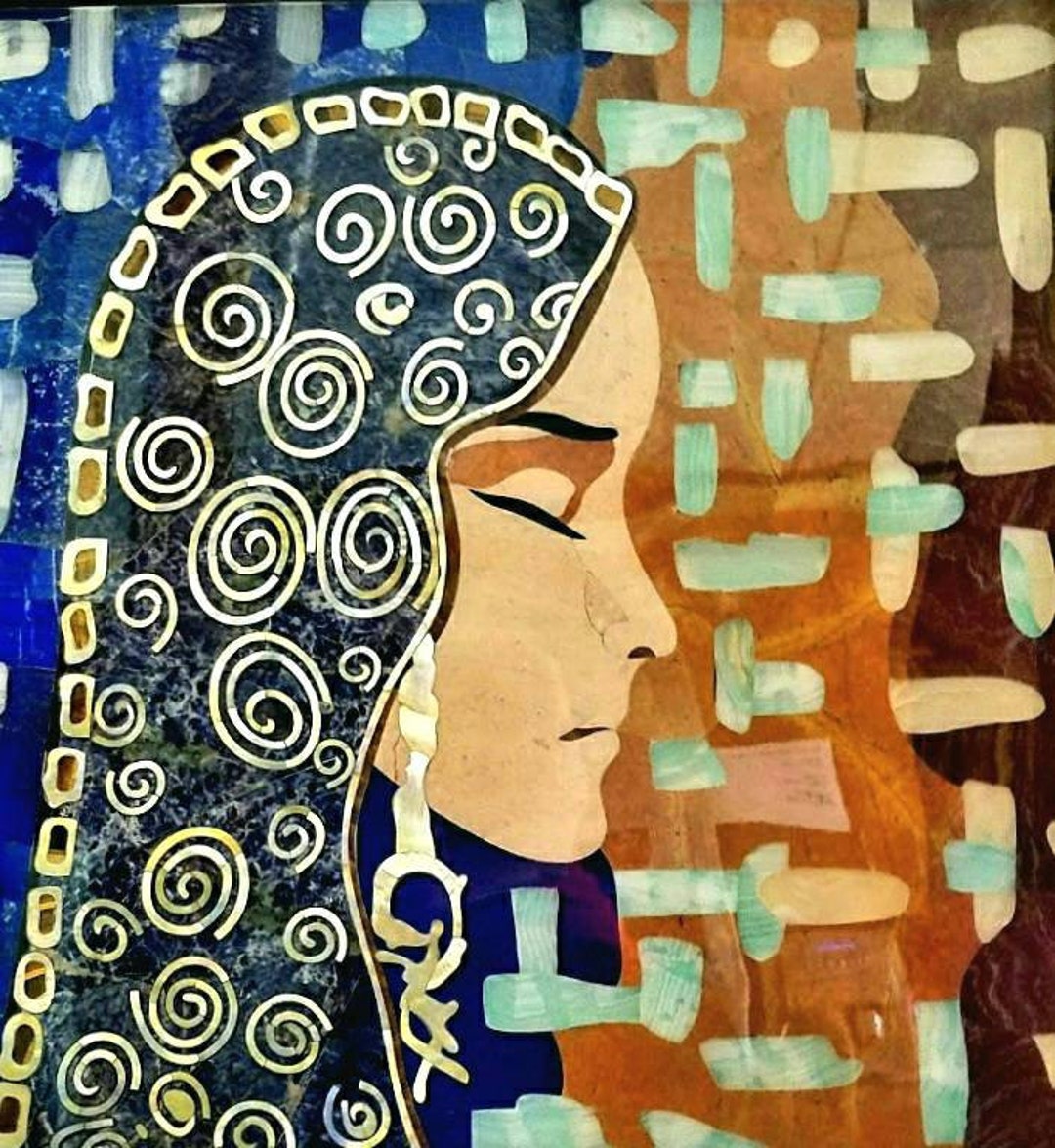 Marble Inlay Portrait: Pietra Dura Art, Meditation Decor - Etsy