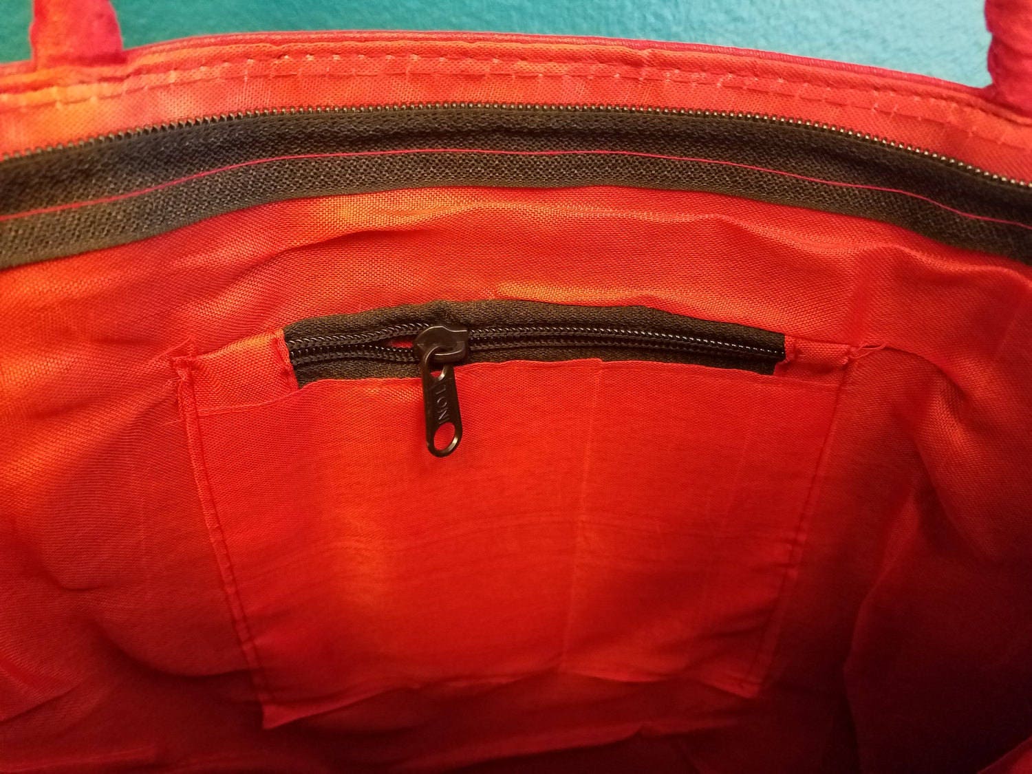 Red embroidered elephant tote bag, elephant shoulder bag, boho shoulder ...