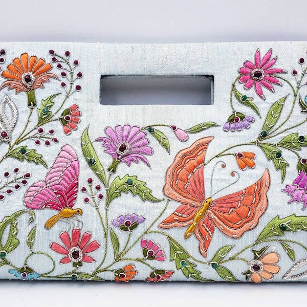 Embroidered Purse - Etsy