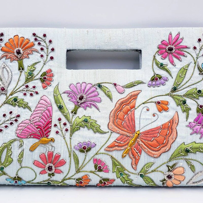 Embroidered Purse - Etsy