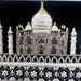 Taj Mahal Evening Clutch: Black Velvet Embroidered Indian Handbag - Etsy