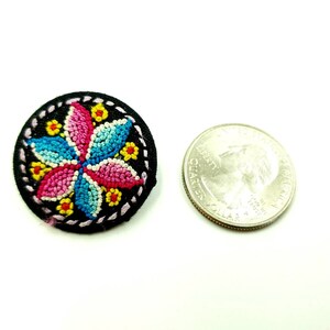 Embroidered Buttons, Handcrafted Buttons,buttons With Embroidery ...