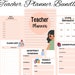 Printable Teacher Planner Bundle| 7 Page Teaching Planner| Daily and ...