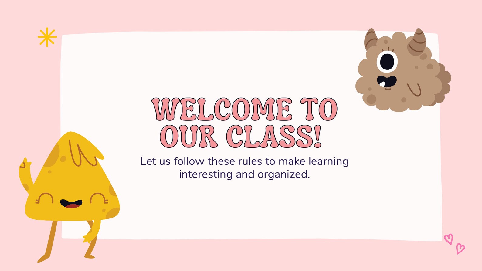 Colorful Monsters Online Classroom Rules and Reminders - Etsy