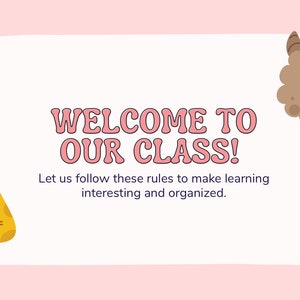 Colorful Monsters Online Classroom Rules and Reminders - Etsy