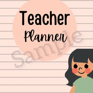 Printable Teacher Planner Bundle| 7 Page Teaching Planner| Daily and ...