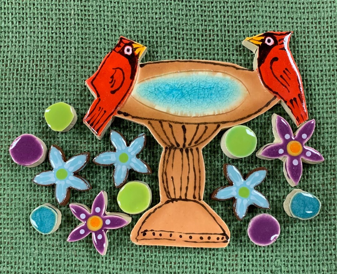 Splish Splash Garden Creatures Tile for Mosaic 4 - Etsy