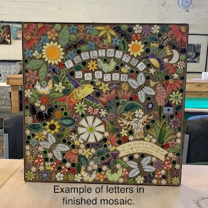 Ceramic Tile Letters for Mosaic - Etsy