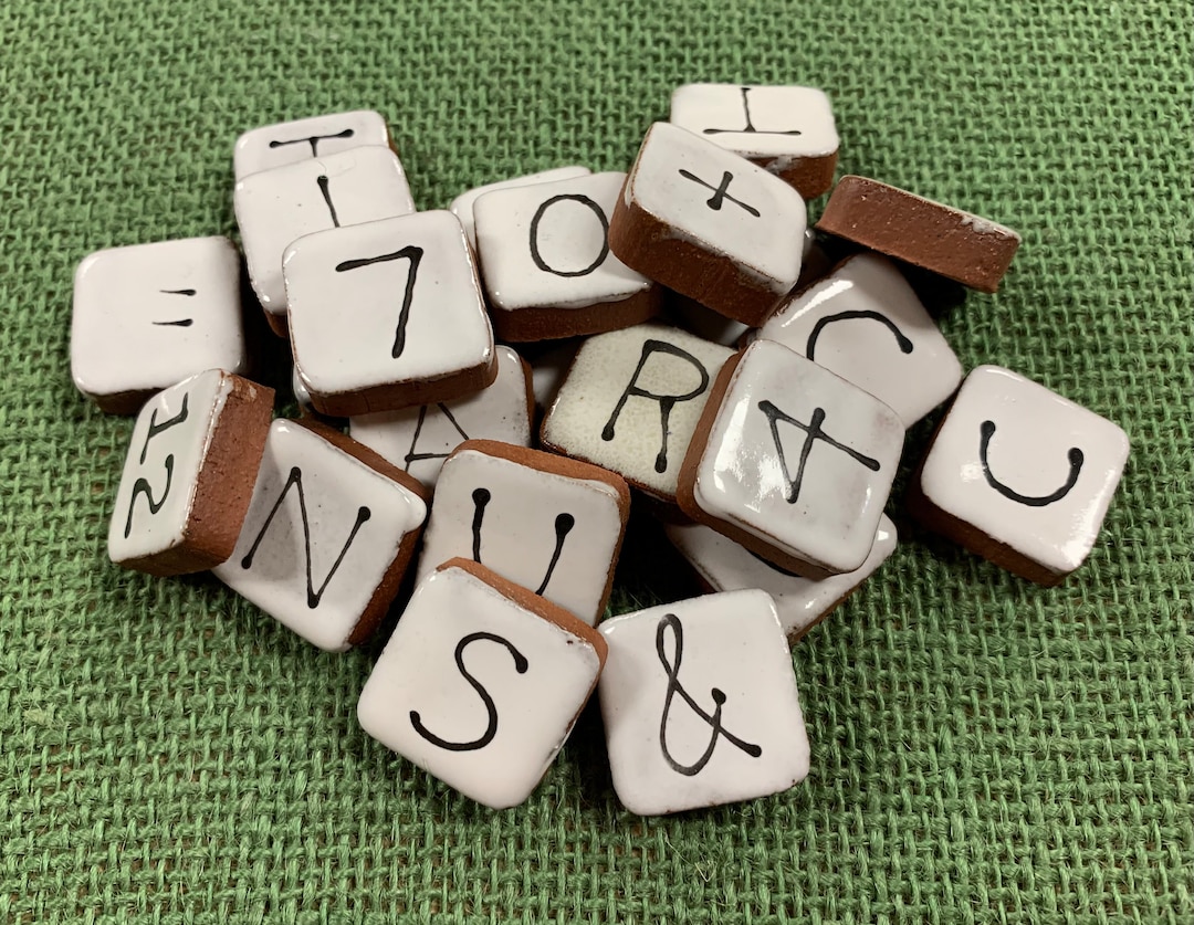 Ceramic Tile Letters for Mosaic - Etsy