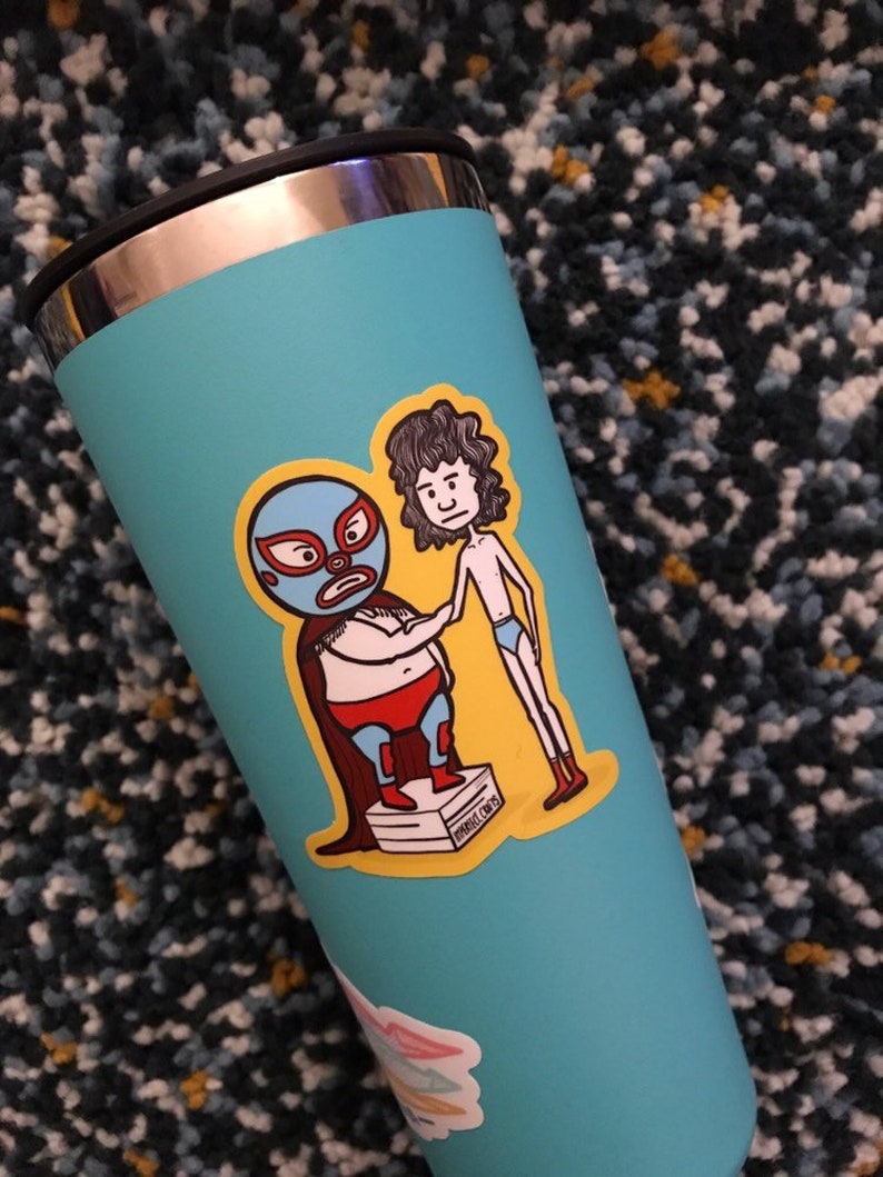 Nacho Libre Inspired // Luchadors Vinyl Sticker | Etsy