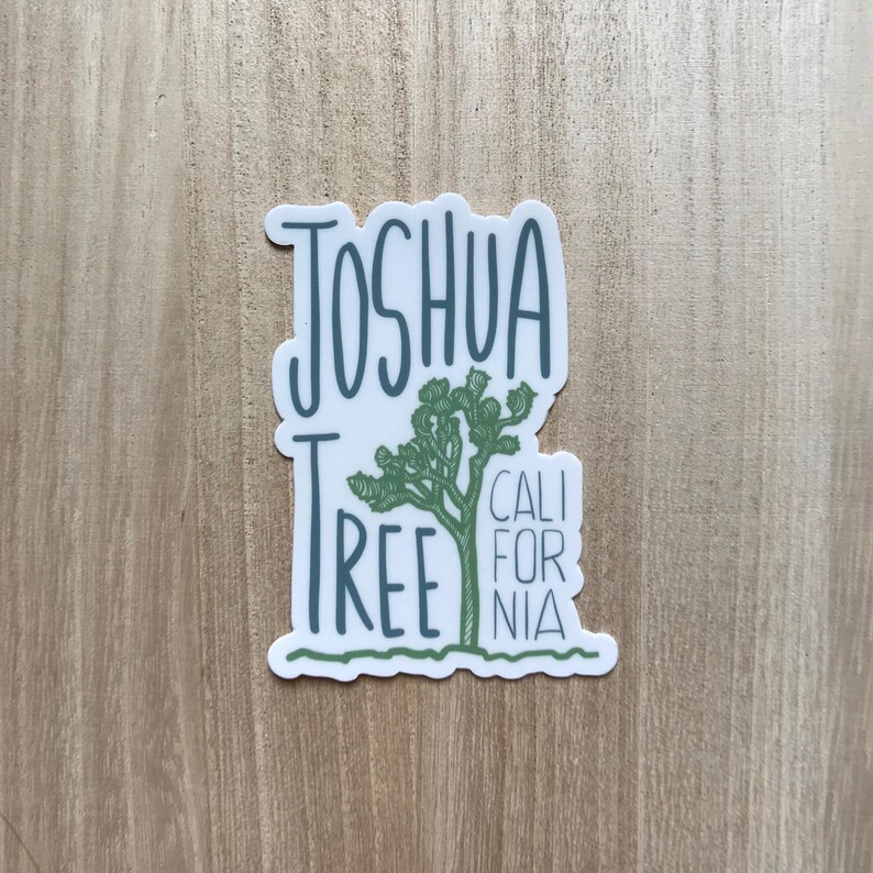 Joshua Tree // National Park Vinyl Sticker - Etsy
