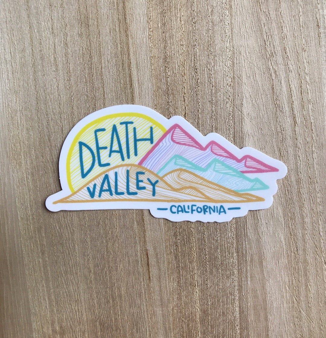 Death Valley // National Park Vinyl Sticker - Etsy