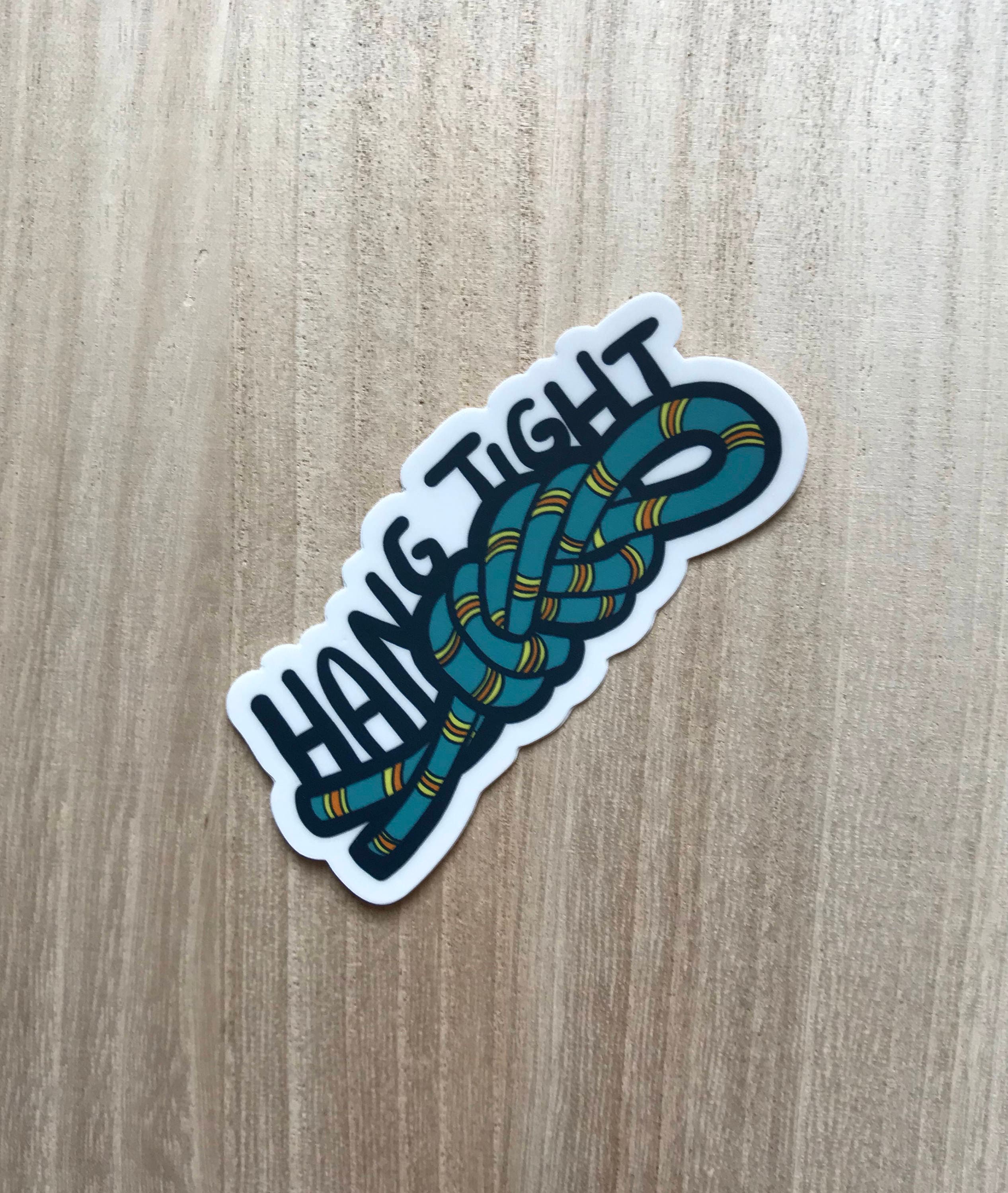 Hang Tight // Climbing Vinyl Sticker - Etsy Canada