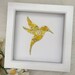 Hummingbird Button Art Picture, Home and Nursery Decor, Unique Wall Art ...