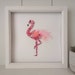 Flamingo Art Button Art Picture Home Decor Nursery Decor - Etsy
