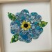 Forget-me-not Button Art Picture Personalised Gifts Home - Etsy