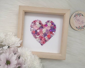 Love Heart Button Picture - Etsy