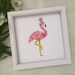 Flamingo Art Button Art Picture Home Decor Nursery Decor - Etsy