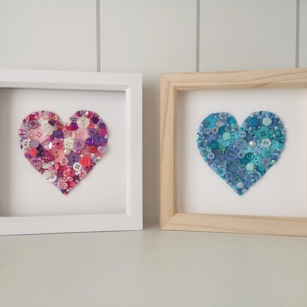 Heart Button - Etsy