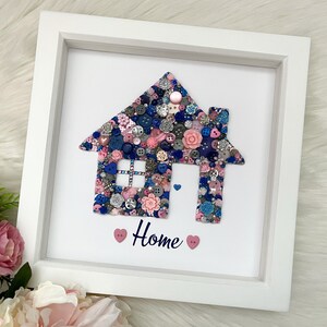 Home Button Art Picture, Unique Home Decor, Bespoke Wall Art, Gifts for ...