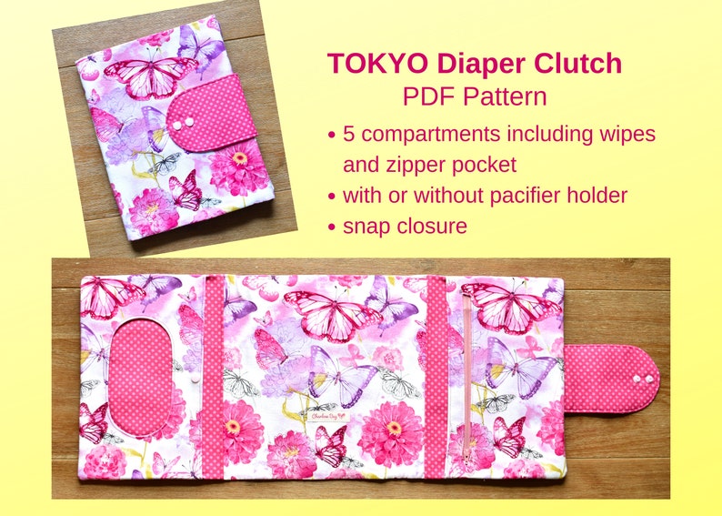 PDF Diaper Clutch Pattern Mini Diaper Bag Pattern Pdf Diaper Bag Pdf ...
