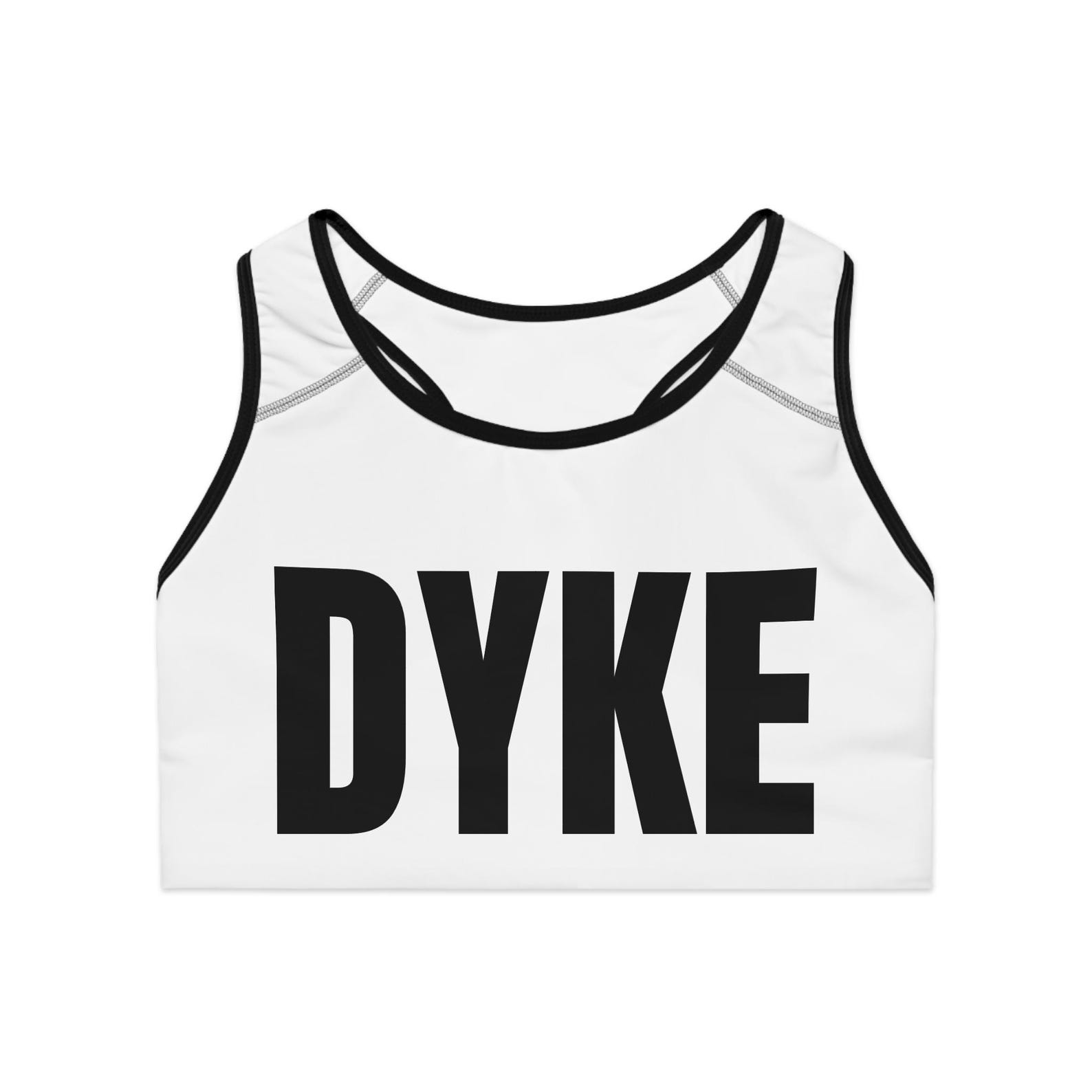 Queer Sports Bra, LGBTQ+ Activewear, Rainbow Pride Gym Top, , Workout ...